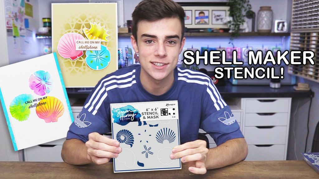 How To Use The Shell Maker Stencil! - Inklipse